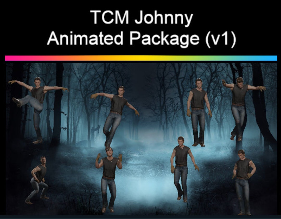 T C M Johnny Animation Package (version 1) - Etsy