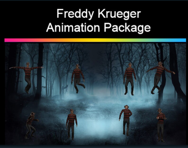 D B D Freddy Krueger Animation Package version 1 - Etsy