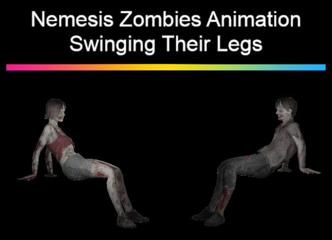 D B D Nemesis Zombies Swinging Their Legs - Etsy