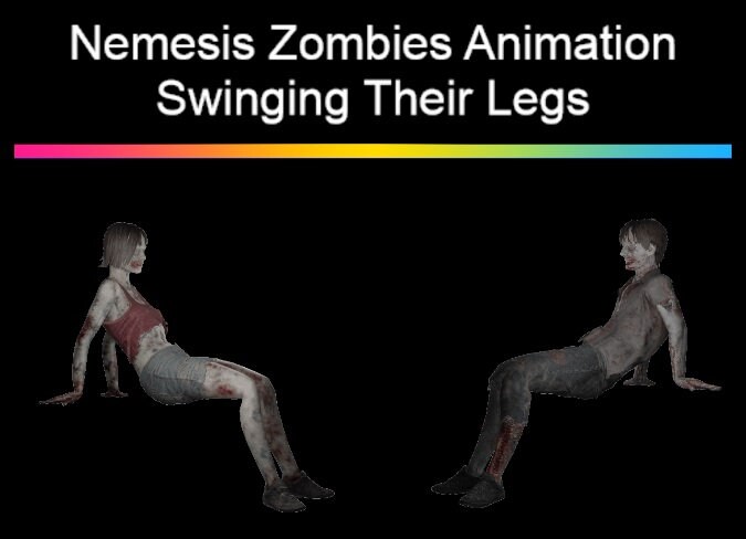 D B D Nemesis Zombies Swinging Their Legs - Etsy