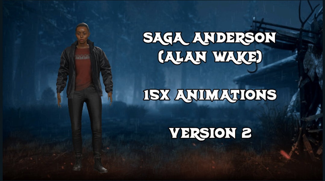 D B D Saga Anderson alan Wake Animation Package version 2 - Etsy