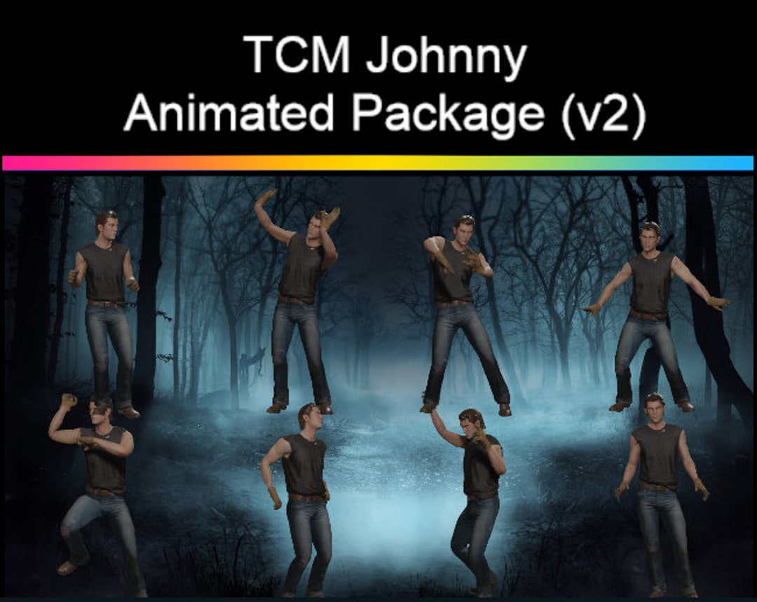 T C M Johnny Animation Package (version 2) - Etsy