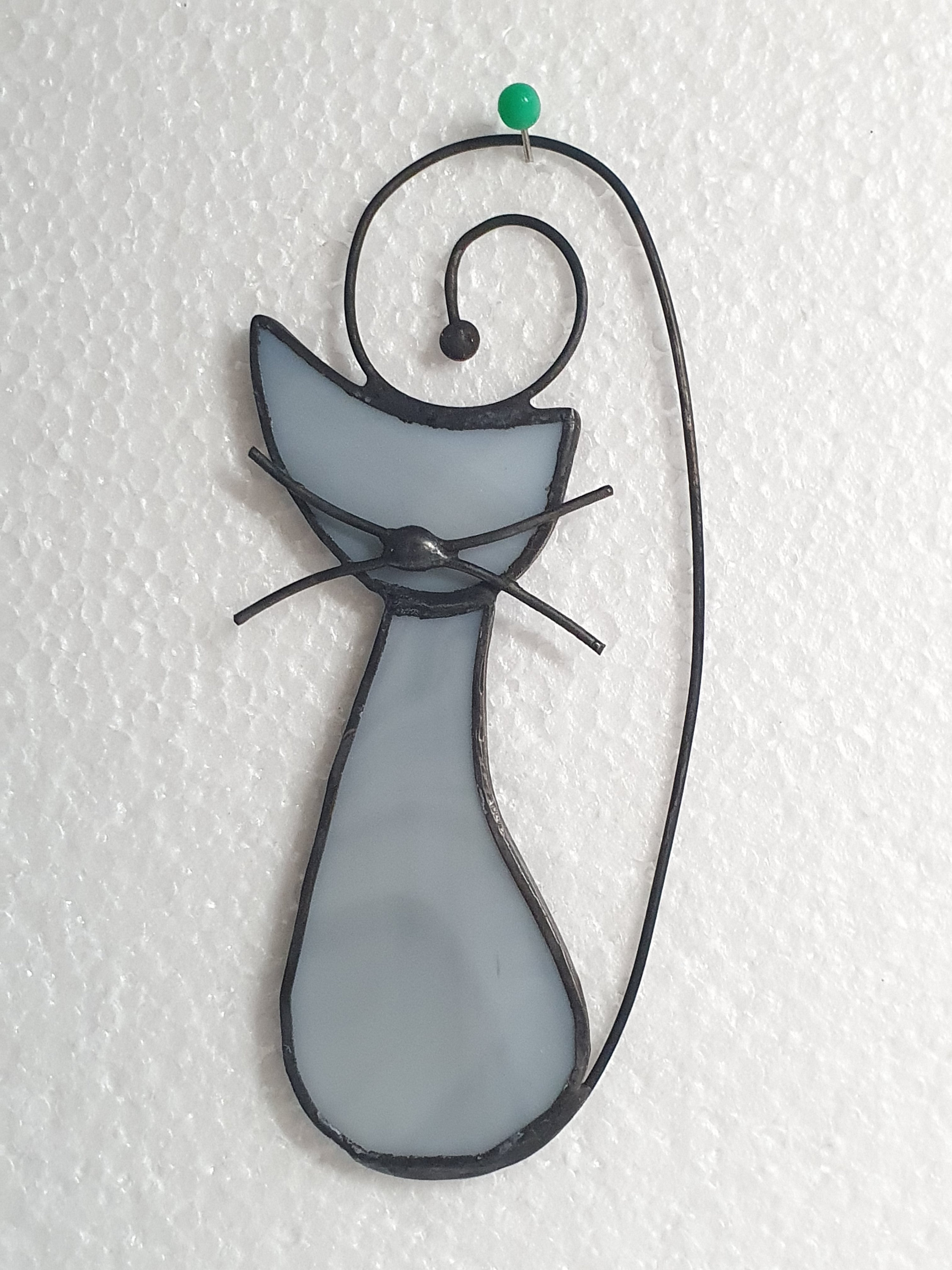 Cat Lovers Gift Stained Glass Cat Window Hangings Suncatcher Cat ...