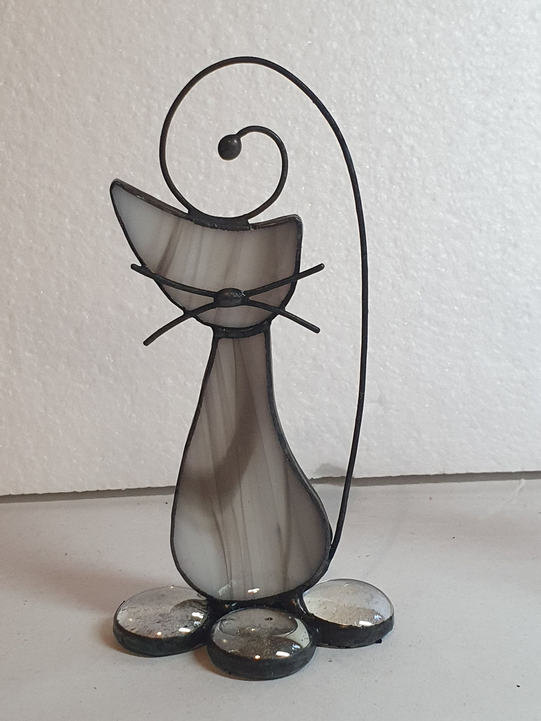 Cat Lovers Gift Stained Glass Cat Window Hangings Suncatcher Cat ...