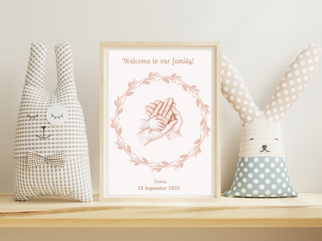 Personalized Baby Printable Wall Art Nursery Decor or Baby - Etsy