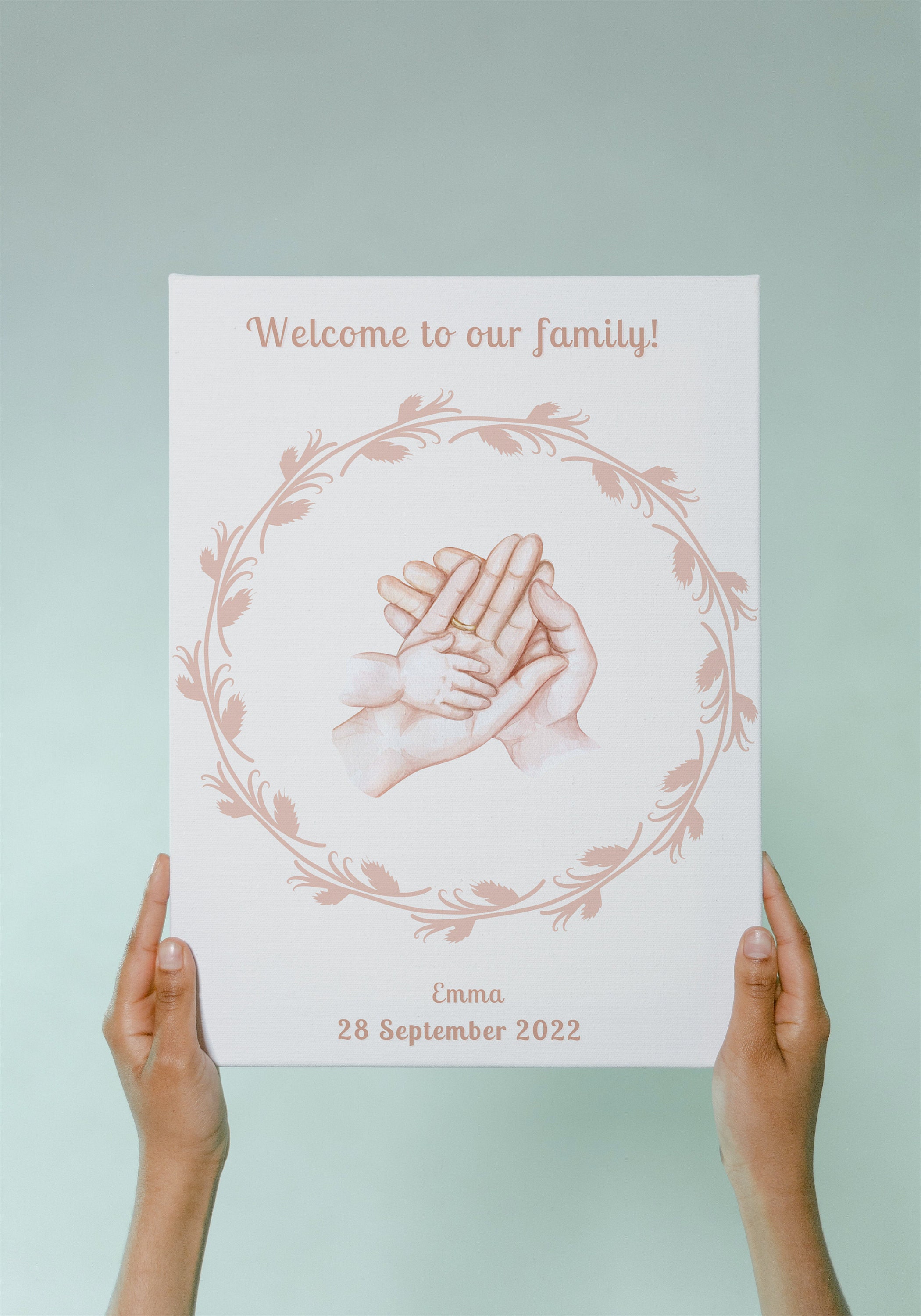 Personalized Baby Printable Wall Art Nursery Decor or Baby - Etsy