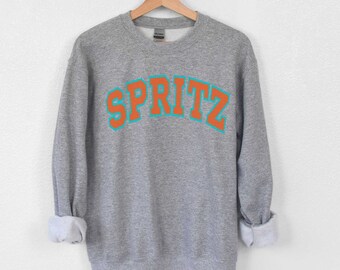 Aperol Spritz Sweatshirt Classic European Hounds-tooth Bossa - Etsy