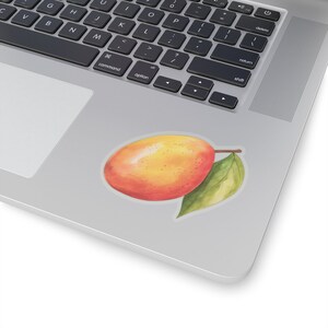 Watercolor Mango Sticker, Fruit Decal – Waterproof Vinyl for Kitchen ...