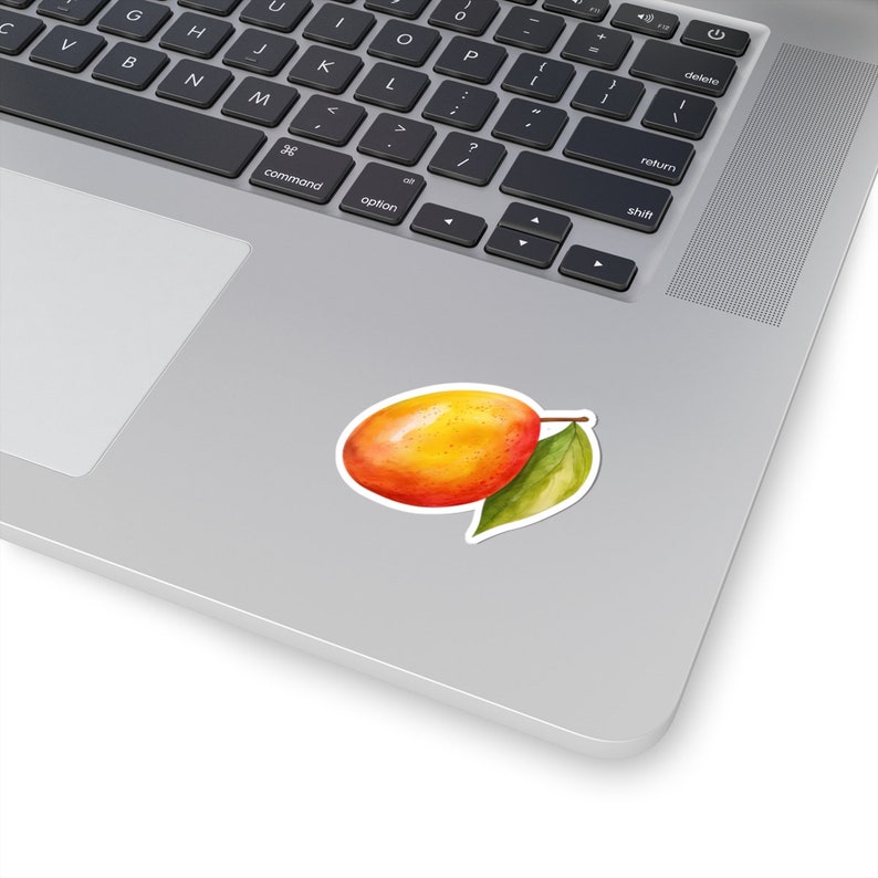 Watercolor Mango Sticker, Fruit Decal – Waterproof Vinyl for Kitchen ...