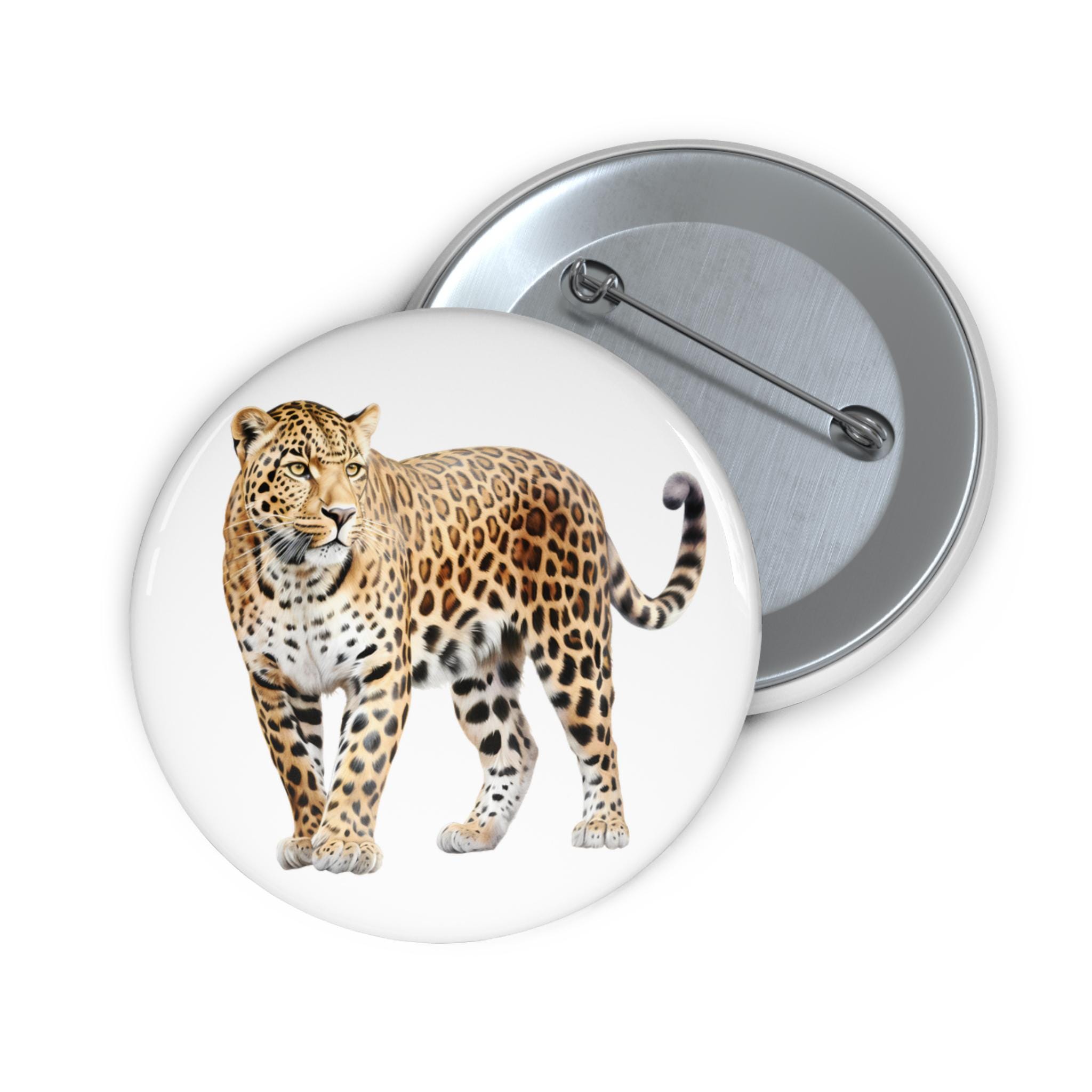 Watercolor Leopard Sticker, Realistic Big Cat Vinyl Decal, Waterproof ...