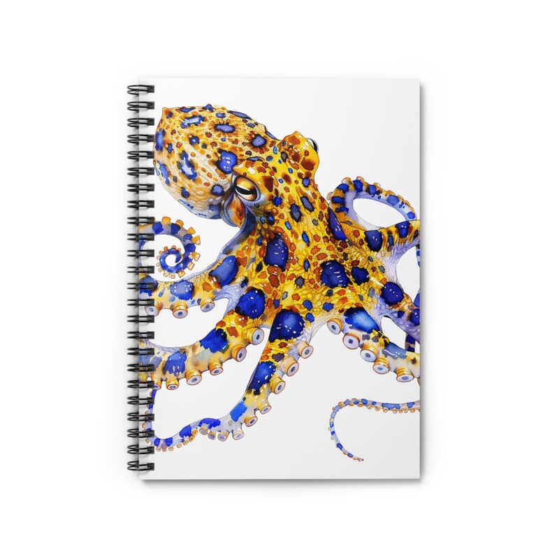 Octopus Notebook - Etsy