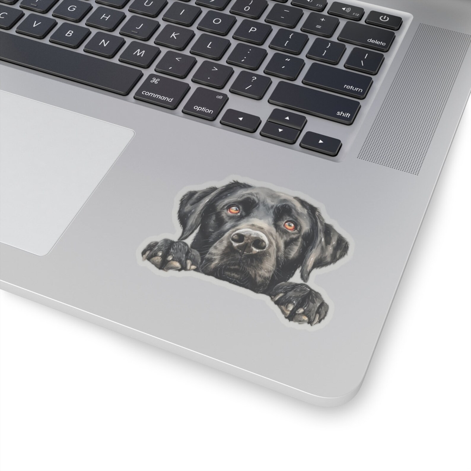 Labrador Retriever Sticker, Peeking Dog Waterproof Vinyl Sticker for ...