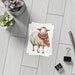 Cute Sheep Christmas Card 10 Pack, Adorable Holiday Stationery, Pack of ...