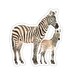 Cute Zebras Vinyl Sticker, Waterproof Animal Sticker for Laptop Water ...