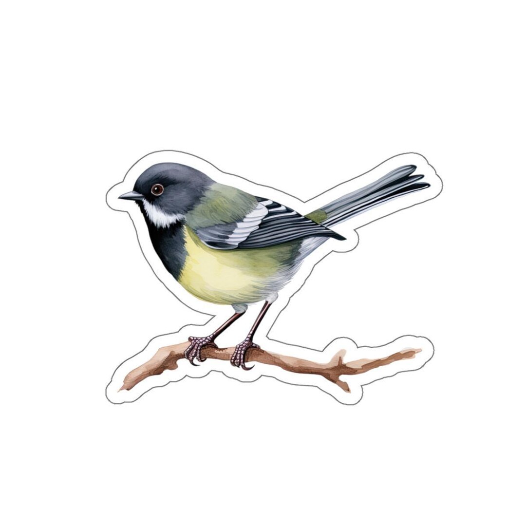Cute Bird Sticker, Bird Decal, Vinyl Sticker, Watercolor Bird ...