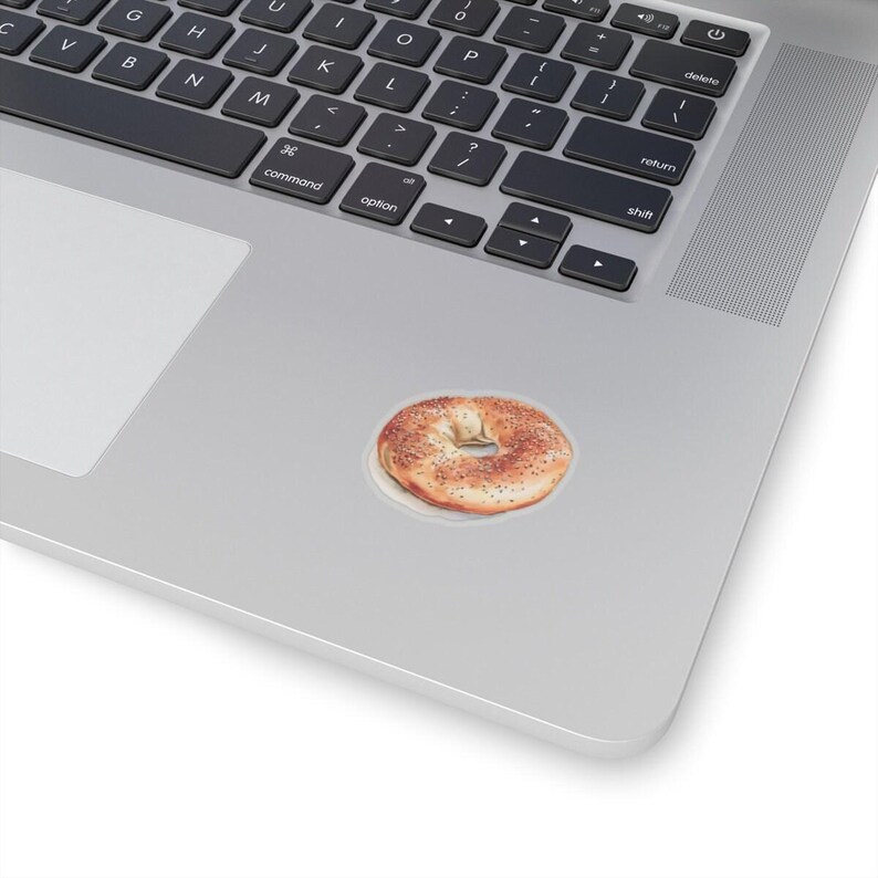 Bagel Stickers, Watercolor Art Stickers, Foodie Gift, Breakfast ...