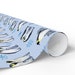 Christmas Penguin Wrapping Paper, Cute Holiday Gift Wrap, Festive ...