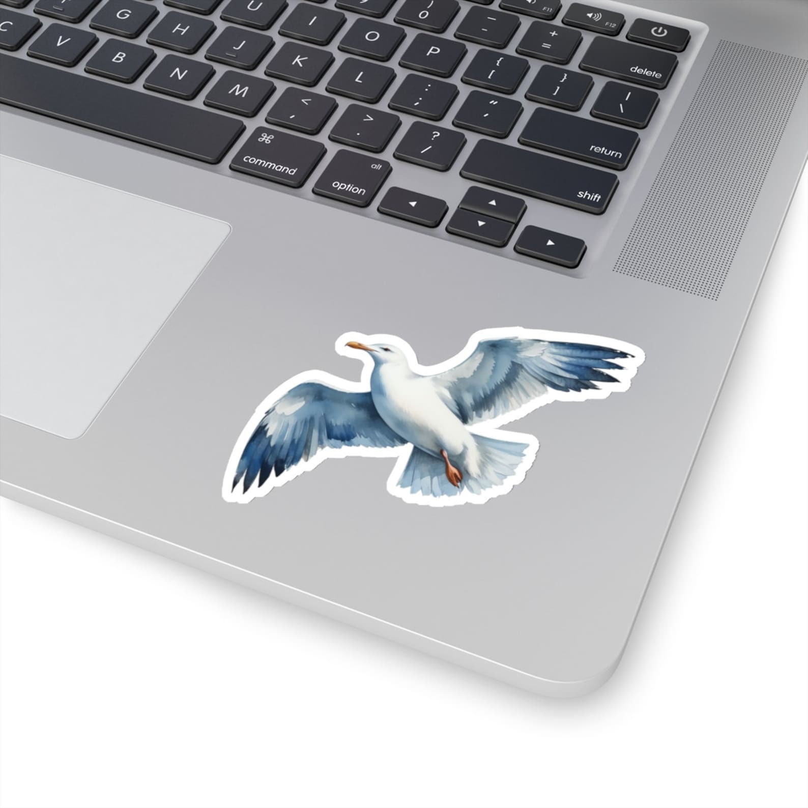 Watercolor Seagull Sticker, Sea Bird Waterproof Vinyl Sticker for ...