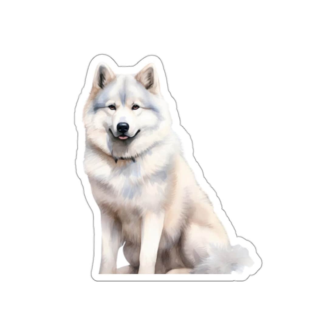 Samoyed Dog Sticker Vinyl Sticker Waterproof Decal Cute Dog Sticker ...