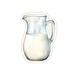 Rustic Milk Jug Sticker - Watercolor Farmhouse Vinyl Decal, Vintage ...