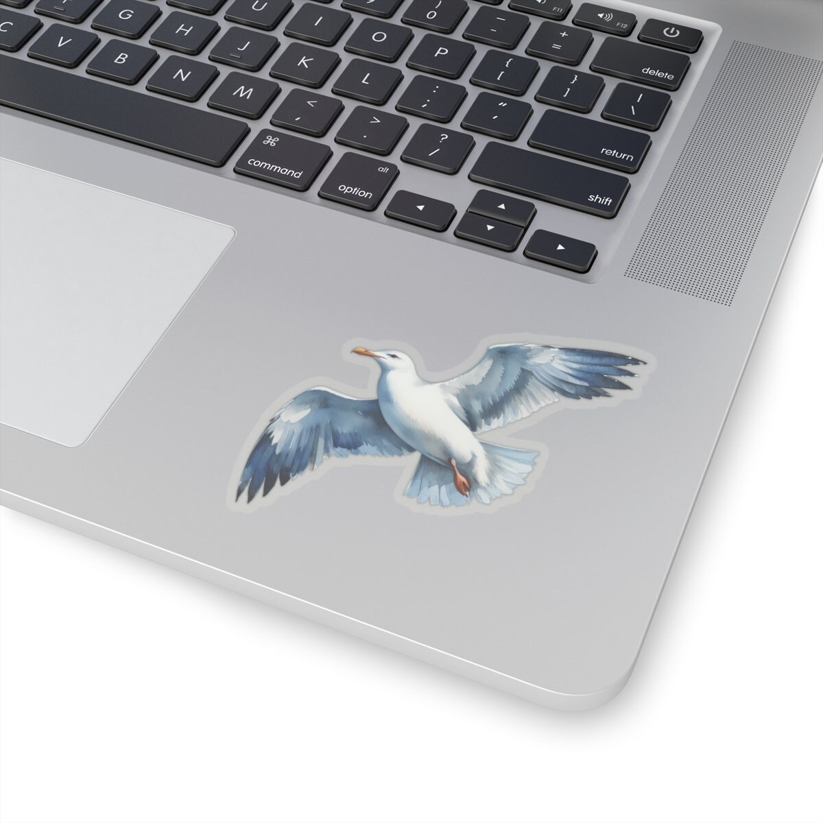 Watercolor Seagull Sticker, Sea Bird Waterproof Vinyl Sticker for ...
