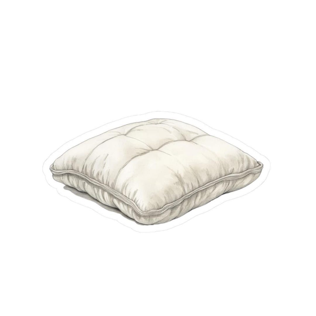 Pillow Stickers, Cozy Stickers, Bedding Stickers, Aesthetic Stickers ...