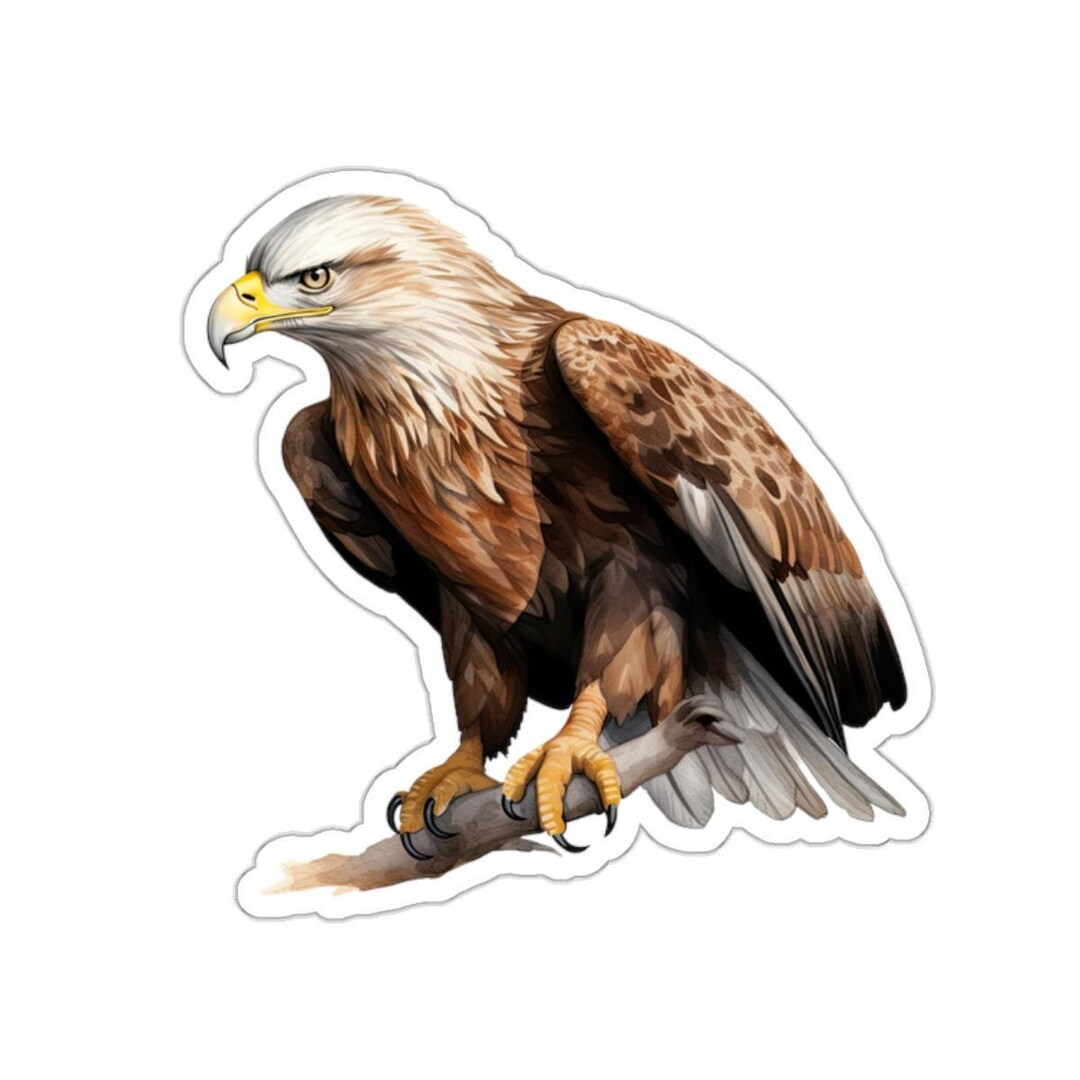 Eagle Stickers, Bald Eagle Decal, Bird Lover Gift, Laptop Stickers ...