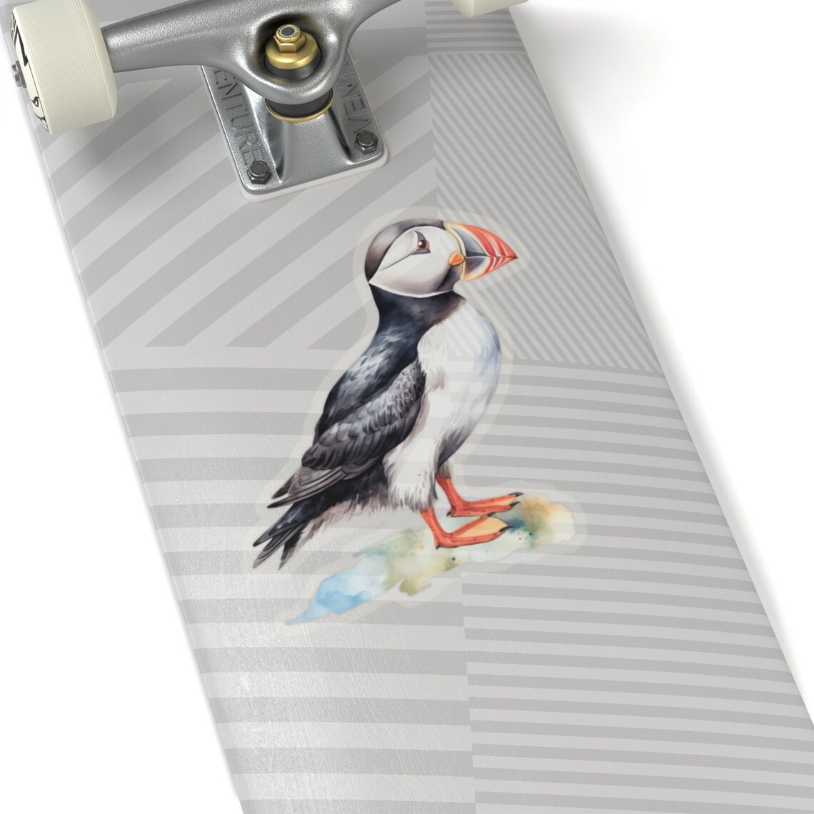 Watercolor Puffin Sticker, Waterproof Vinyl Sticker for Laptop Water ...