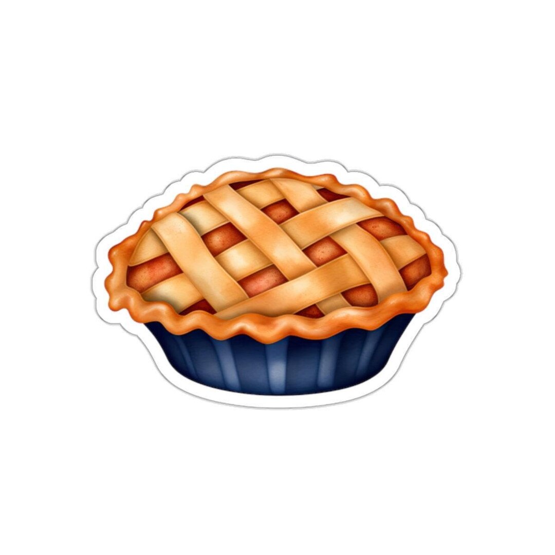 Apple Pie Stickers, Foodie Stickers, Cute Pie Stickers, Baker Gift ...