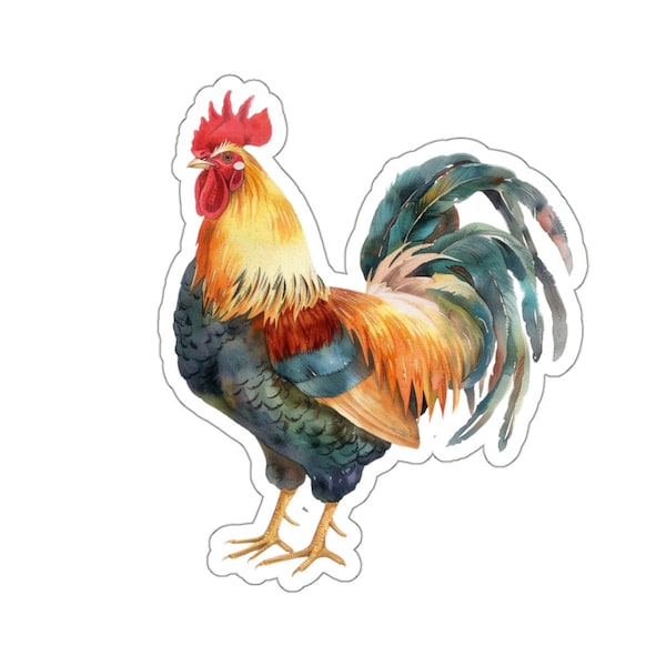 Rooster Decals - Etsy