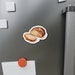 Watercolor Bread Loaf Magnet, Kitchen Decor, Fridge Magnets, Foodie ...