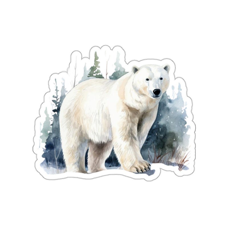 Polar Bear Decals - Etsy