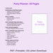Party Planner, Event Planner, Party Planning, Printable Party Planner ...