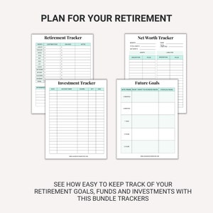 Financial Planner, Financial Planner Digital, Budget Tracker Bundle ...
