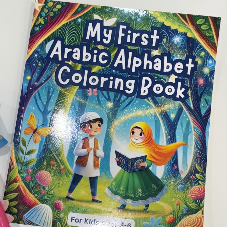 My First Arabic Alphabet Coloring Book | Fun & Educational Islamic Book ...
