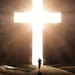 Christian Cross Art: Inspirational Man Running Silhouette (digital ...