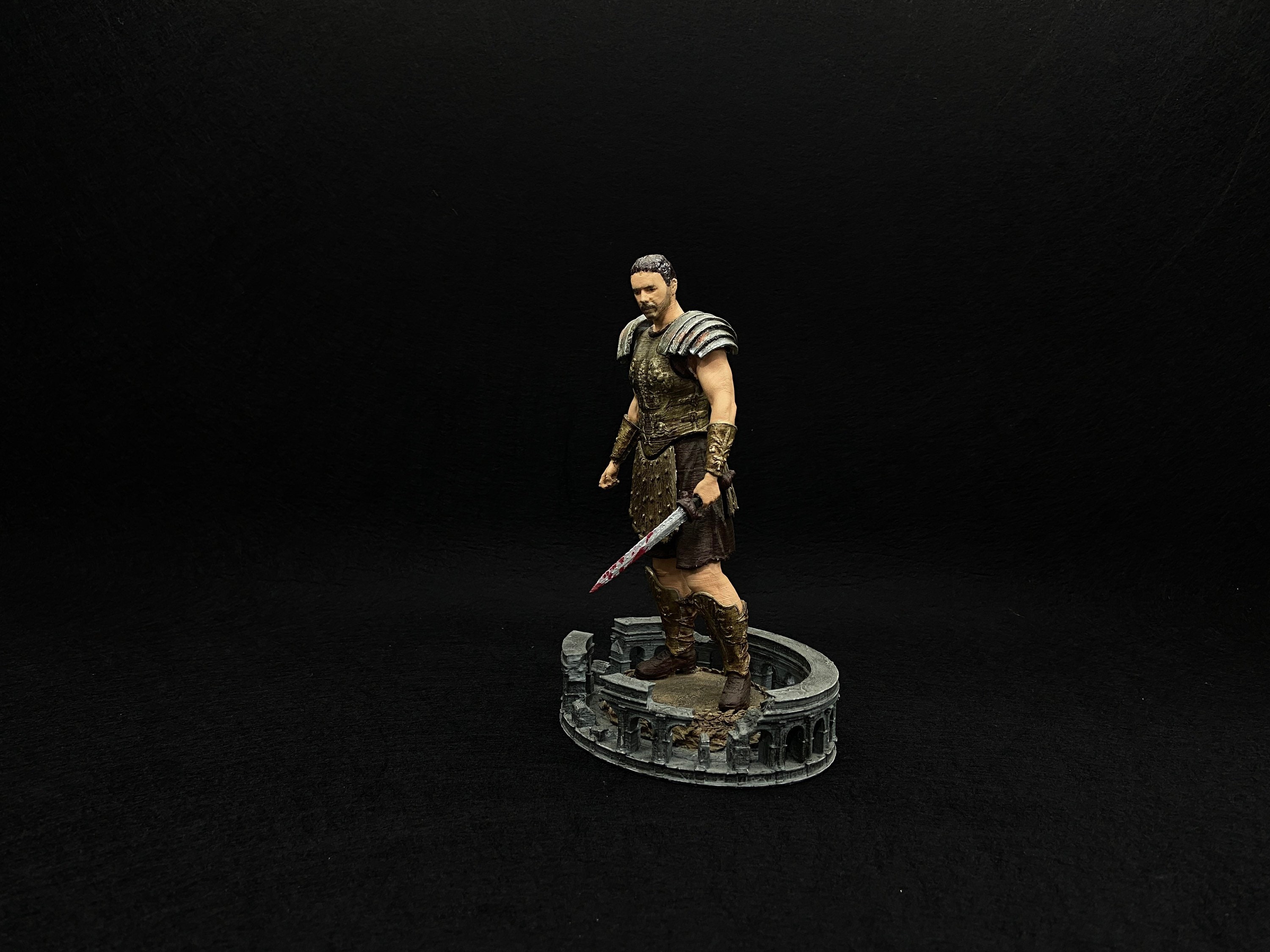 Gladiator Maximus Figure Hand Painted 31cm Height, Gladiator Maximus ...