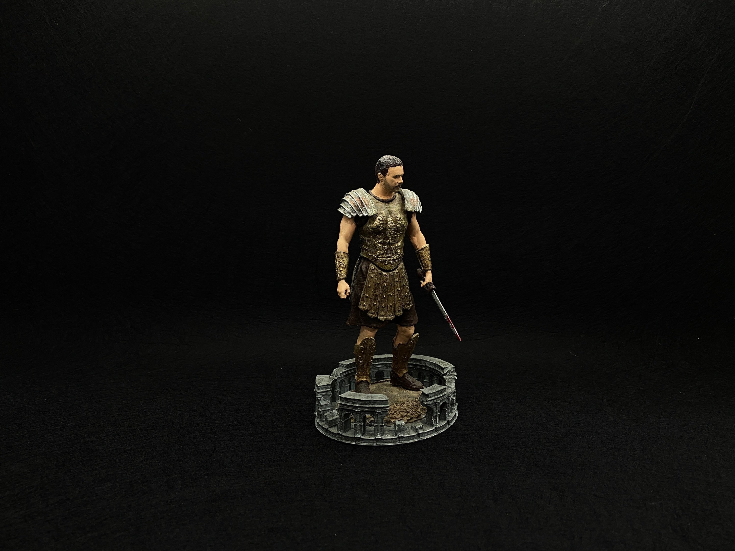 Gladiator Maximus Figure Hand Painted 31cm Height, Gladiator Maximus ...