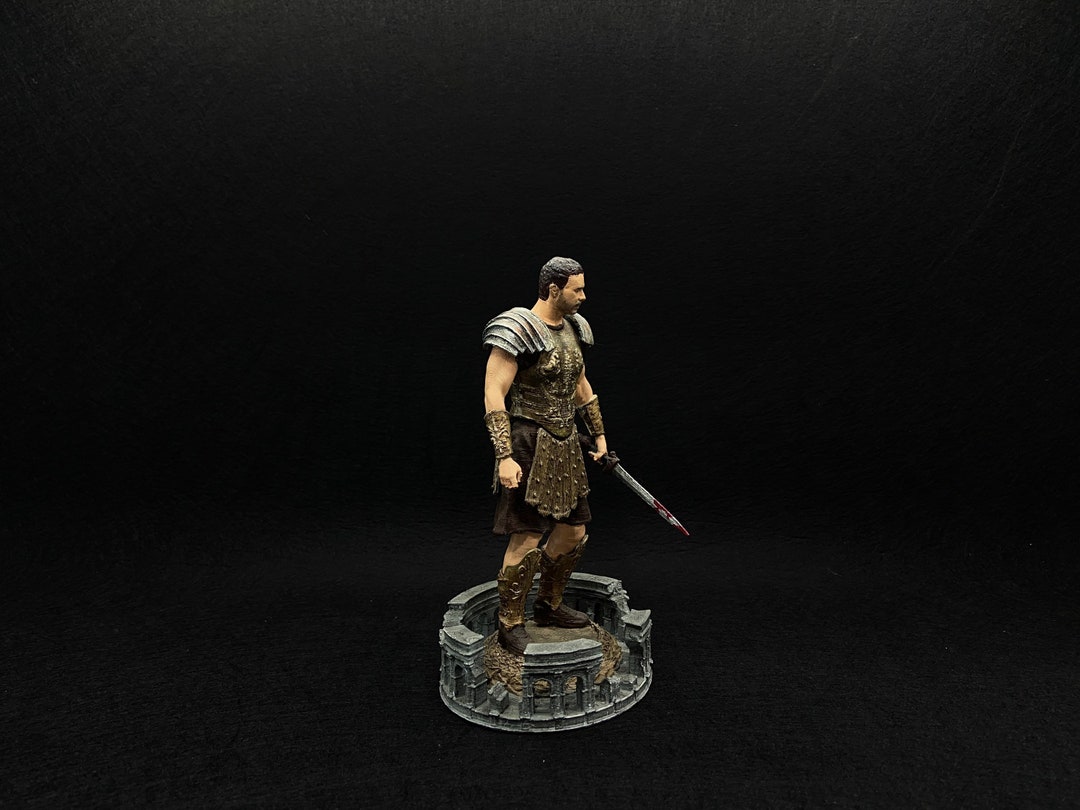 Gladiator Maximus Figure Hand Painted 31cm Height, Gladiator Maximus ...