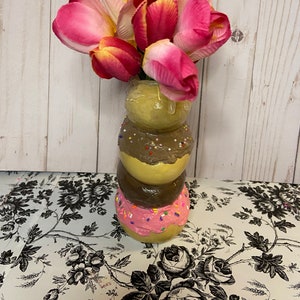 Small Donut Vase choose Your Donuts - Etsy