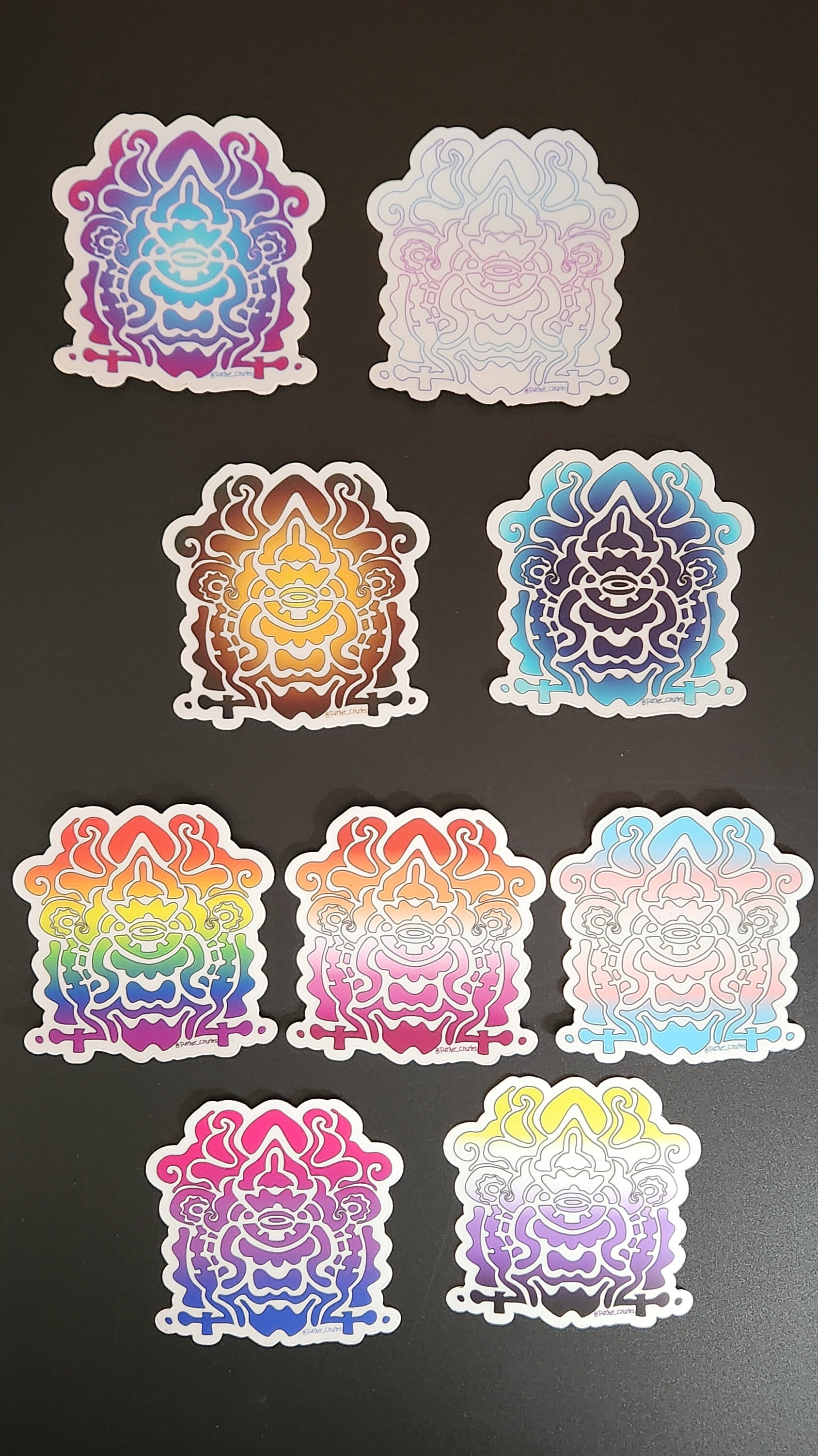 Nonbinary Flag Entity Transparent Sticker - Etsy