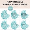 42 Affirmation Cards Printable, Affirmation Cards Digital, Vision Board ...