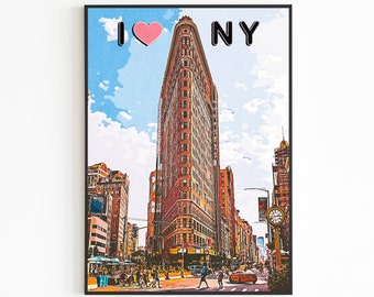 I Love Nyc Poster - Etsy