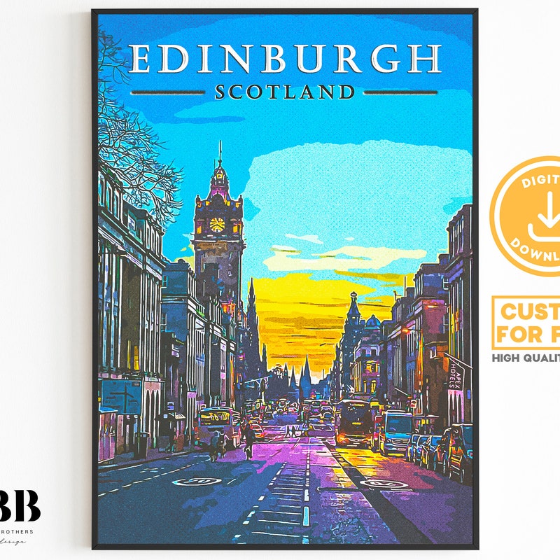 Scotland Poster - Etsy