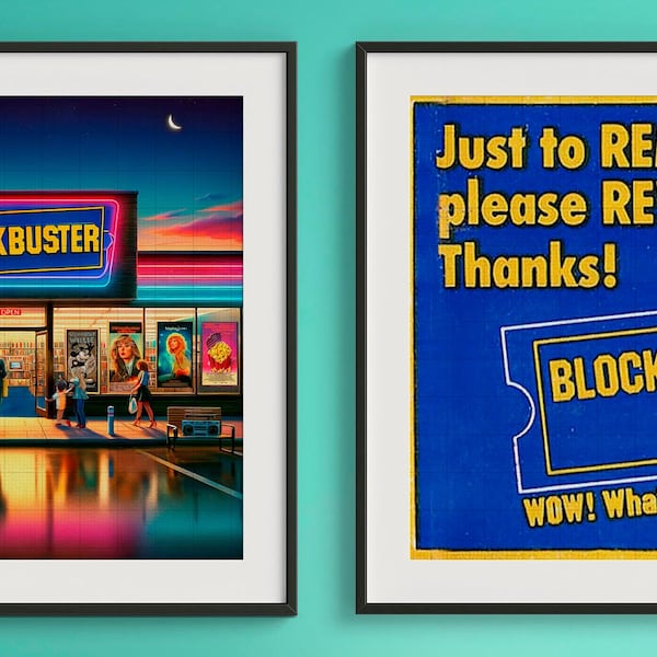 Blockbuster Posters - Etsy