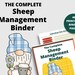 Printable Sheep Management Binder | Instant Download | 8.5x11 PDF ...