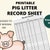 Printable Pig Record Sheet Minimal Ink | Instant Download | 8.5x11 PDF| Homestead Swine Tracker ...