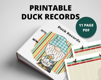 Printable Pig Records Book Instant Download 8.5x11 PDF - Etsy