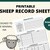 Minimal Ink Printable Sheep Records Page | Instant Download | 8.5x11 PDF| Homestead Sheep Care ...