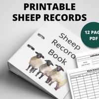 Lamb and Sheep Records Bundle PDF | Sheep Keeping Records | Lambing Log ...